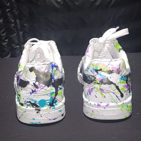 Puma | Shoes | Puma White Shoes Custom Made | Poshmark